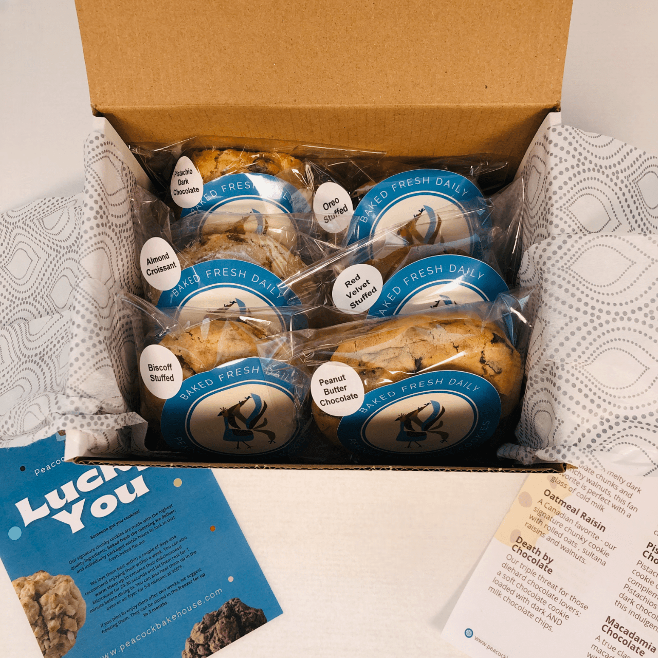 Cookie Boxes – Peacock Bakehouse