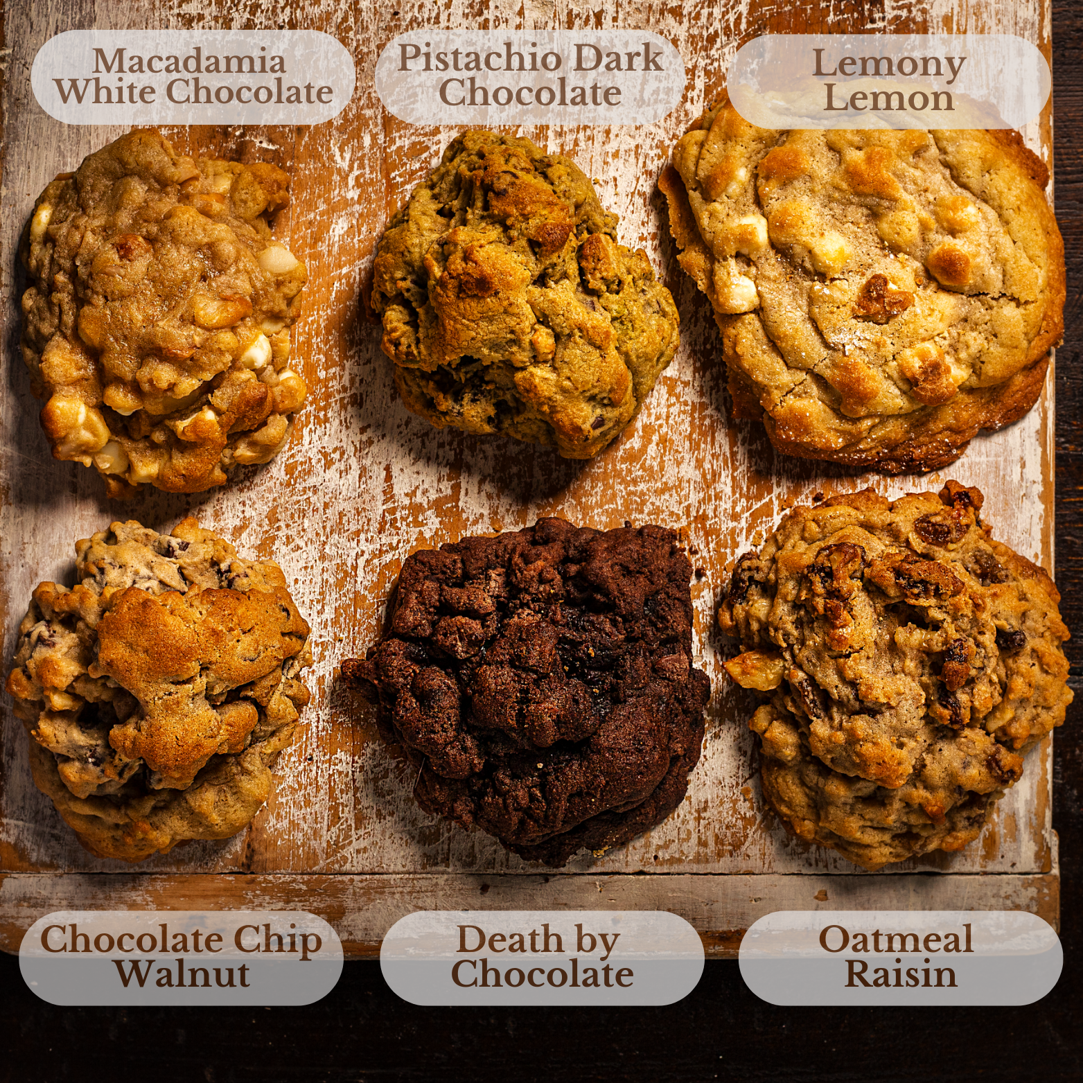 Signature Cookie Box - 6 Assorted Flavours – Peacock Bakehouse
